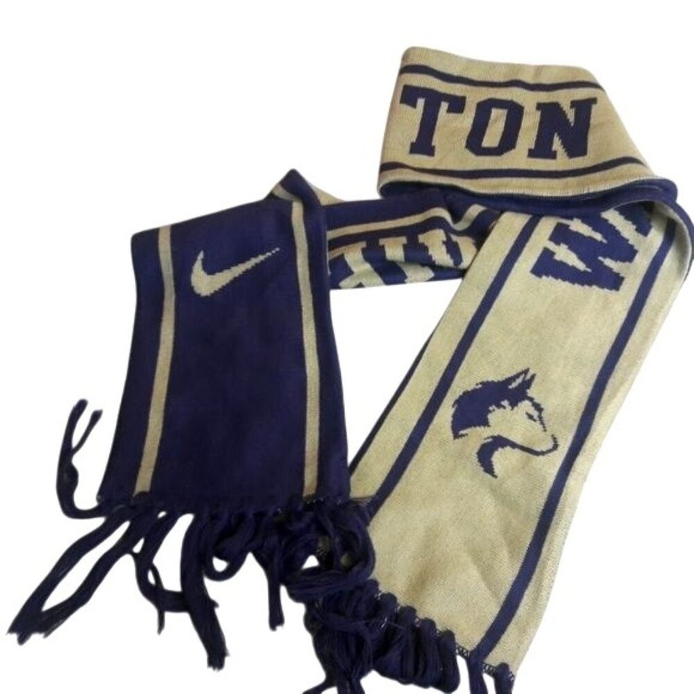 Nike University Of Washington Uw Huskies Scarf Purple… - Gem